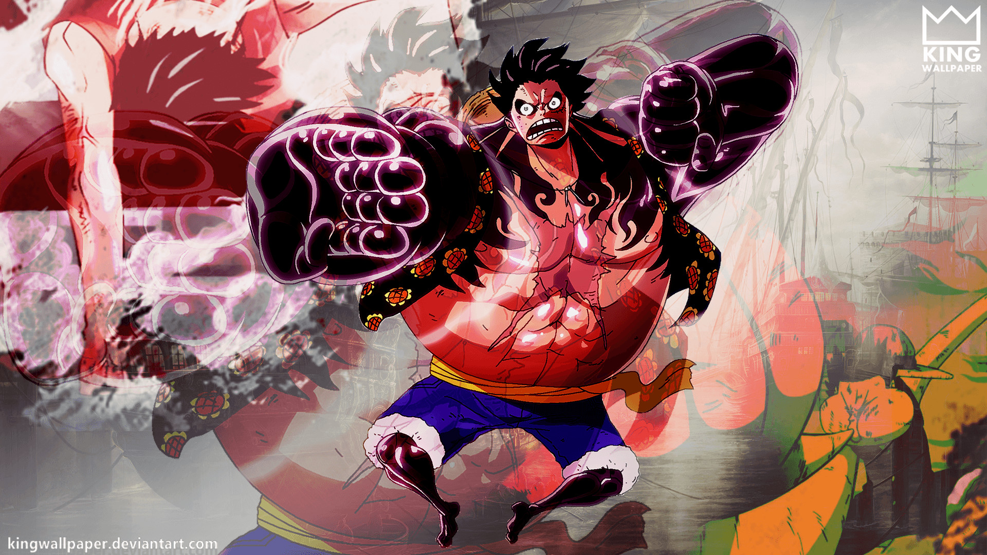 Luffy Gear 4 Wallpapers WallpaperTag Luffy Gear 4 Wallpapers WallpaperTag