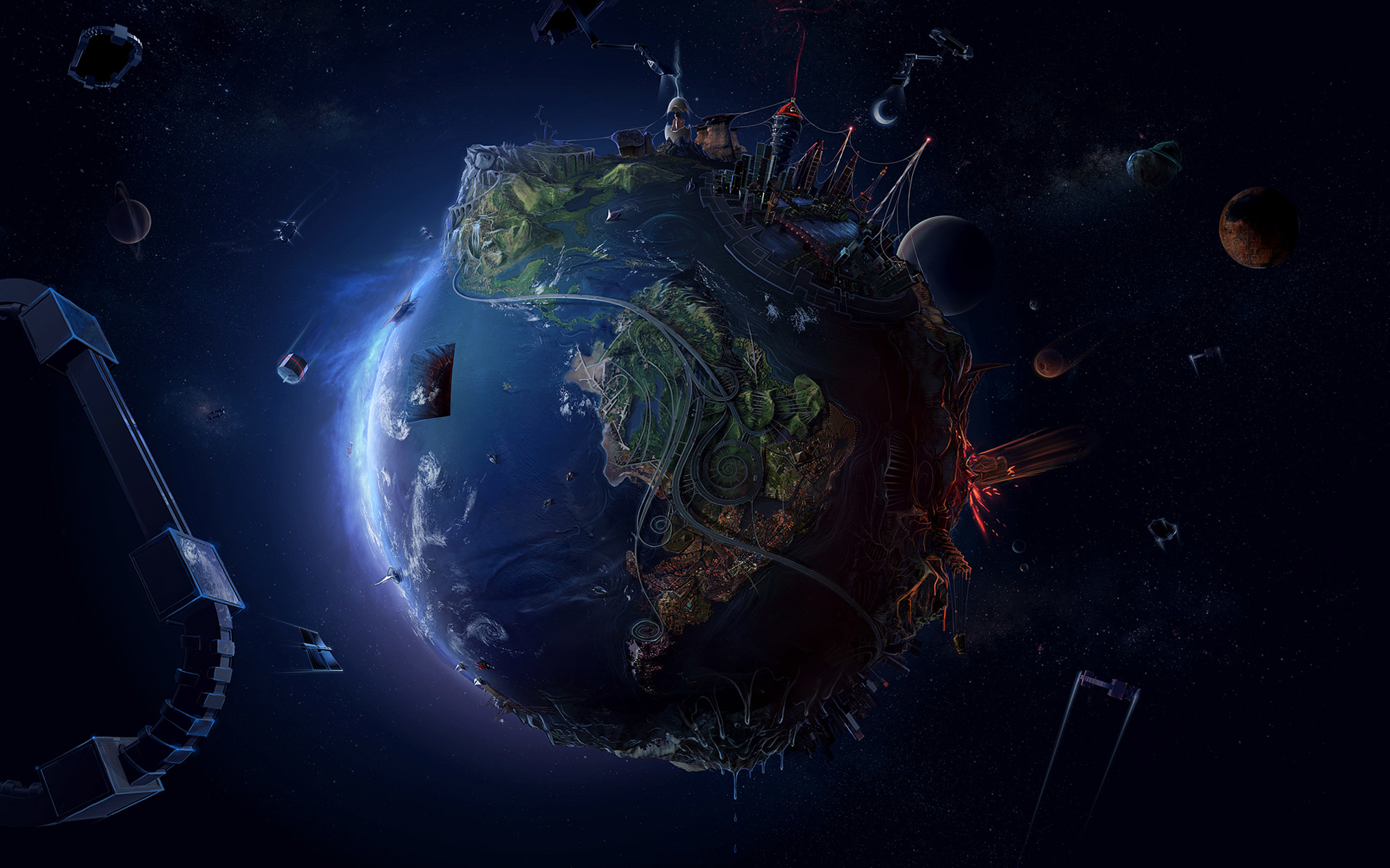 Earth Desktop Wallpaper ·① WallpaperTag