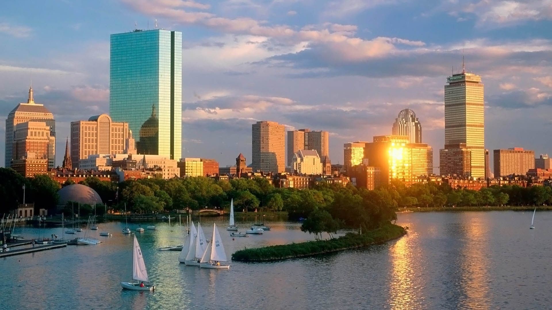 Boston Skyline Wallpaper WallpaperTag Boston Skyline Wallpaper WallpaperTag